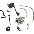 MS170 Carburetor with Ignition Coil Fuel Filter Tune Up Kit for Sthil ...