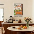 Affixzi Cat Kitchen Wall Art, Whimsical Cooking Food Picture, Colorful ...
