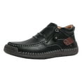 BByeadc Men’s Shoes Handmade Premium Leather Ankle Boots, Slip-On ...