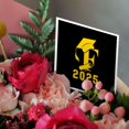 3drose, Exquisite Letter F. Academic Cap, Certificate. Yellow on Black ...
