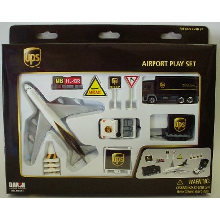 UPS Airport Die Cast Playset (12pc Set) - Walmart.ca