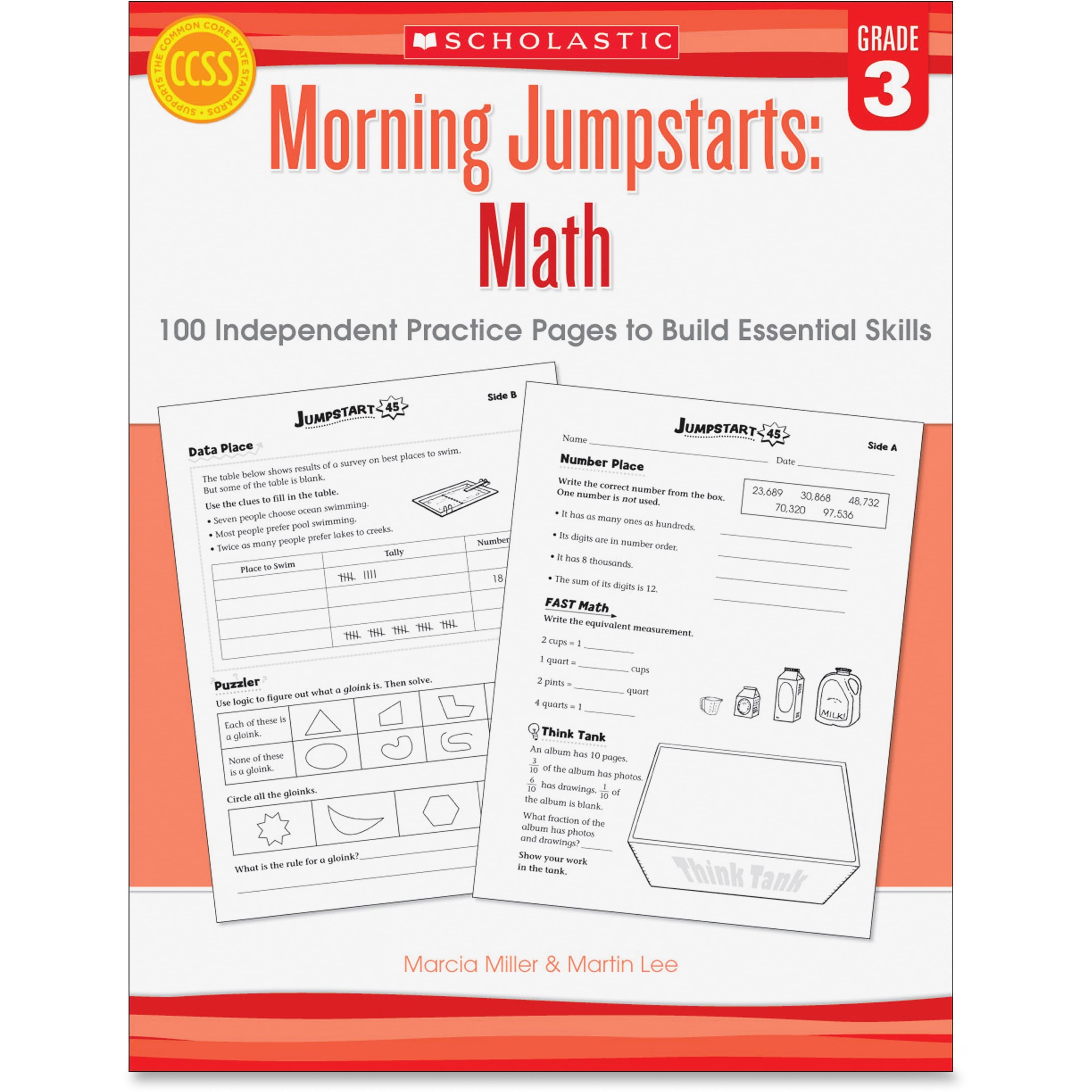 Scholastic, SHS545464161, Res. Grade 3 Morning Jumpstart Math Workbook ...