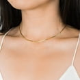14K Solid Yellow Gold Box Necklace Real Gold Chain Lobster Lock ...