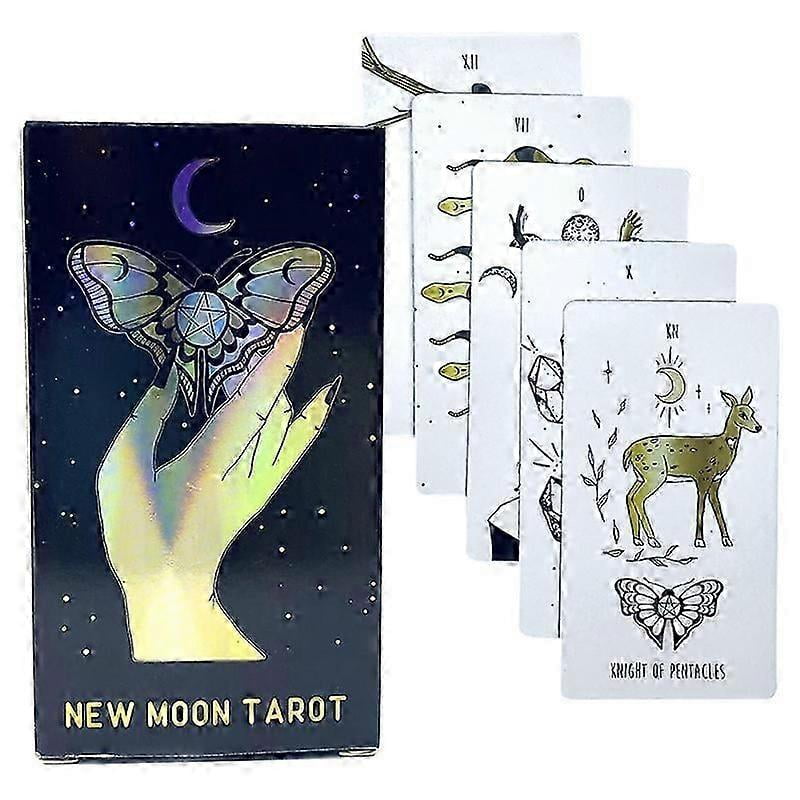 New Moon Tarot Card Prophecy Fate Divination Deck Family Party Board ...