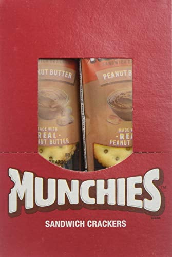Munchies Peanut Butter Toast Crackers, 1.42oz Bags (96 Pack) - Walmart.com