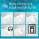 Mist LG LT700P, ADQ36006101, Kenmore 9690, Water Filter Replacement ...