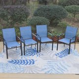 Summit Living Patio Furniture 5-Piece Outdoor Dining Set for Backyard ...