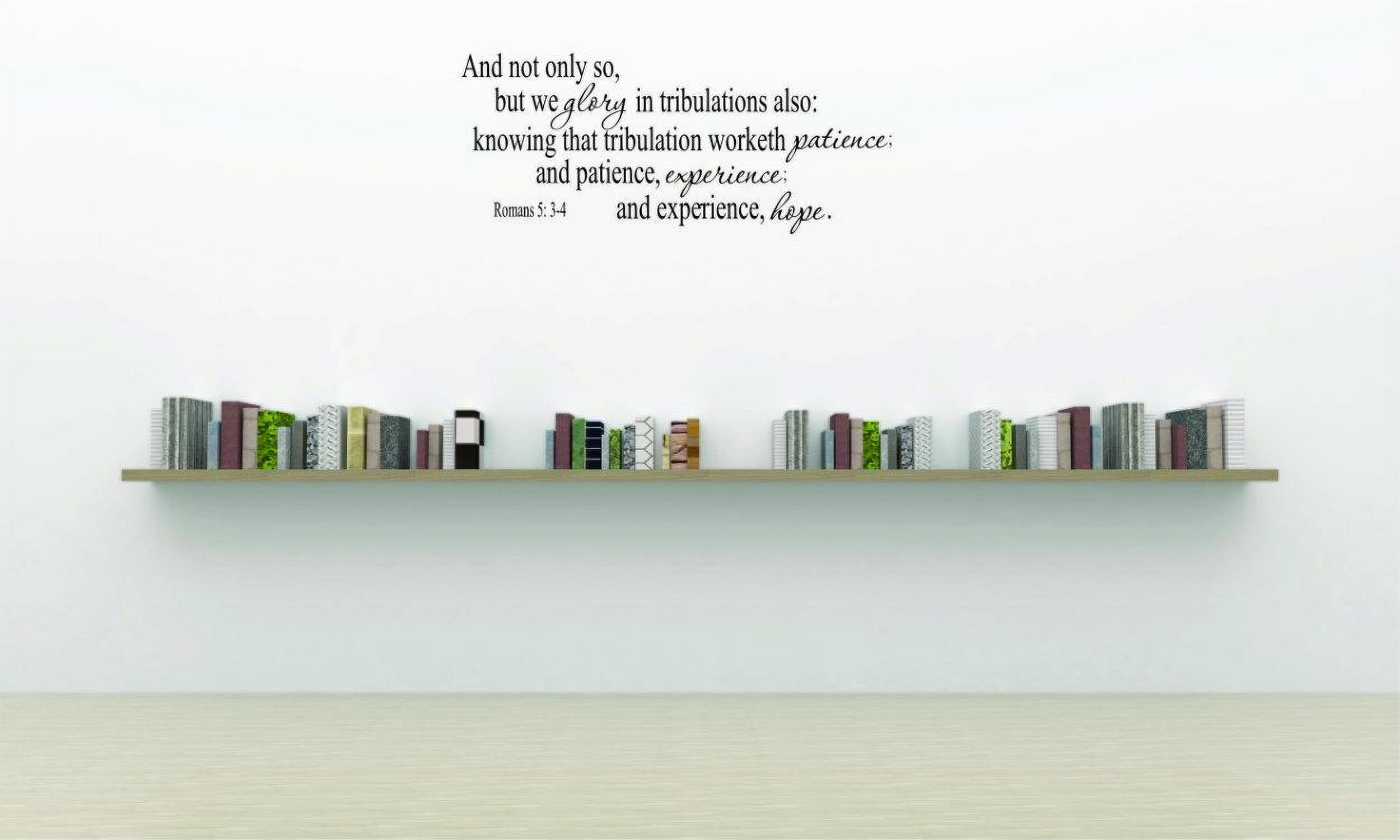 Glory In Tribulations And Patience, Experience Miracles Harmonious ...