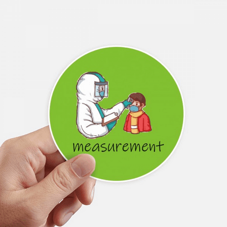 Measurement Indicate Normothera Prevent Sticker Round Wall Suitcase ...