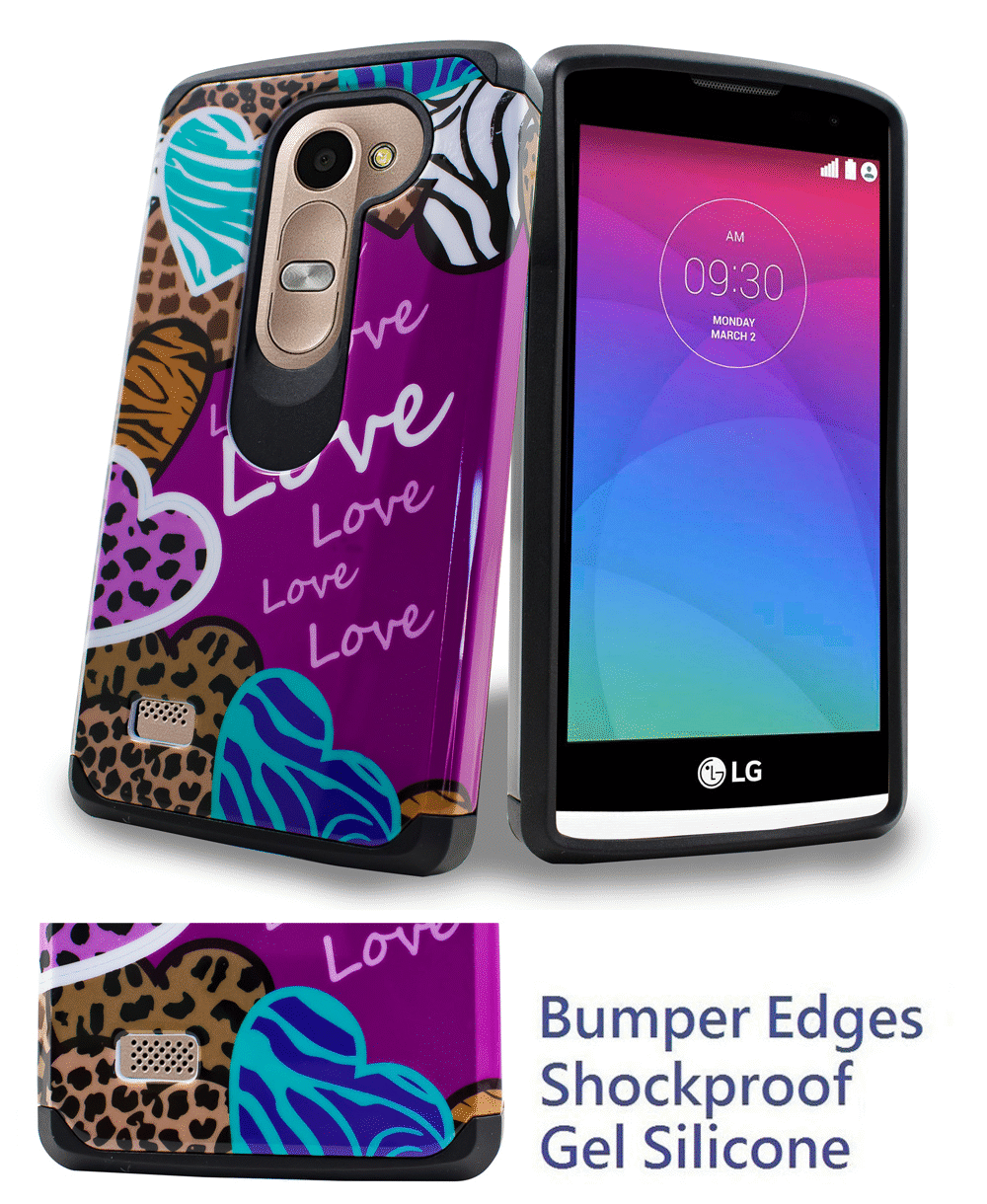 for 4.5" LG Power / LG Destiny Case Phone Case Shock Proof Edges Hybrid ...