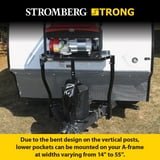 Stromberg Carlson A-Frame Trailer Tray CC-255- Outdoor Cargo Carrier ...