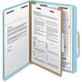 Smead SafeSHIELD Fastener 1-Divider Classification Folders Letter - 8 1 ...