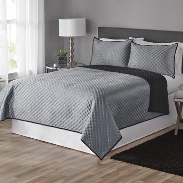 Suzy 3pc Reversible Quilt Set Rust - Queen Size - Walmart.com