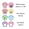 WhatSign 36Pcs Multicolored Classroom Number Spot Markers for School ...