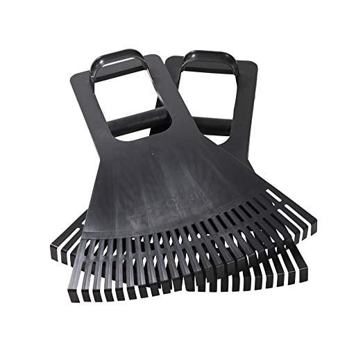 Leaf Claws Grabber Scoop Hand Rakes with Leverage Extension Grip - Back ...