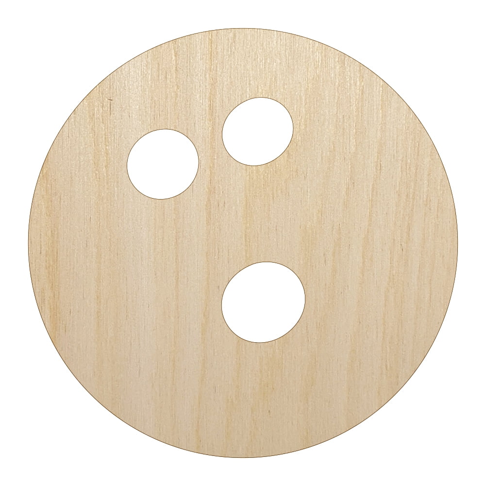 Bowling Ball Wood Shape Unfinished Piece Cutout Craft DIY Projects - 4. ...