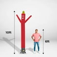 LookOurWay Air Dancers 10-Feet Tall Red Inflatable Tube Man Complete ...