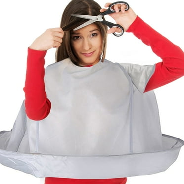 Haircutting Cape At Home Hair Cut Catching Cape Mess Free - For All ...