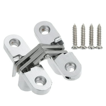 Uxcell 4Pack Adjustable Torque Hinge, 43x36mm Plastic Countersunk Holes ...