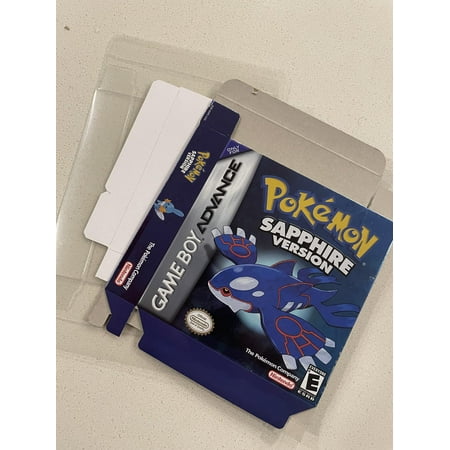 POKEMON SAPPHIRE - NINTENDO GAME BOY ADVANCE GBA - BOX ONLY | Walmart ...