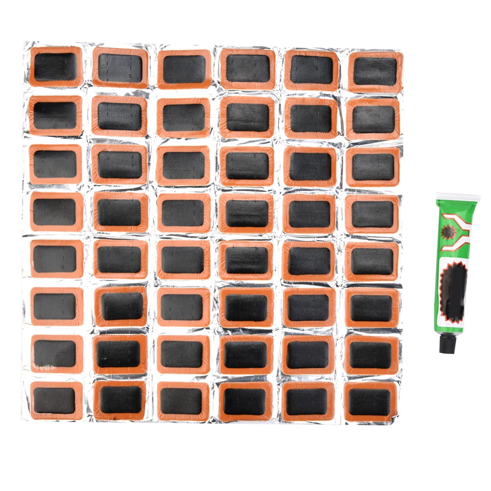 Bike Tube Patch, 48 Patches 30ml Glue Bike Rubber Patch For Repairing ...