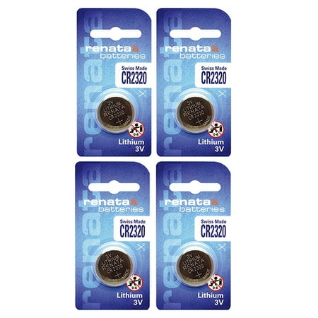 4 x Renata CR2320 Batteries, Lithium Battery 2320 - Walmart.ca