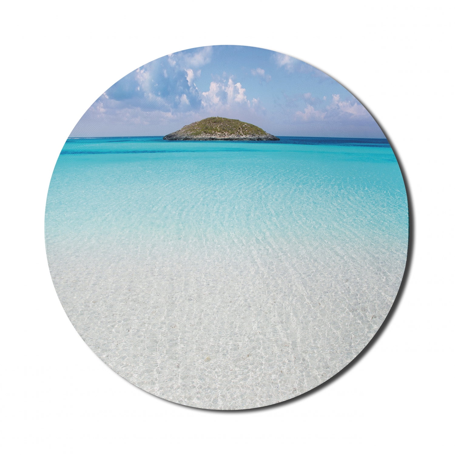 Ocean Mouse Pad for Computers, Paradise Beach in Caribbean Water a ...
