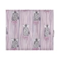 Bow and Zebra Pattern Door Curtain Sheer Privacy Light Filtering Window ...