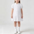 ATOGUTA Girl Dresses Summer Short Sleeve Ruffle A Line Cute Vacation ...