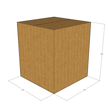 14x14x14 Corrugated Boxes -New for Moving or Shipping Needs - Walmart.com