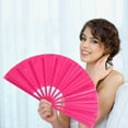 Folding Fans Hand Clap Fan Popping Fan for Line Dancing, Big Foldable ...