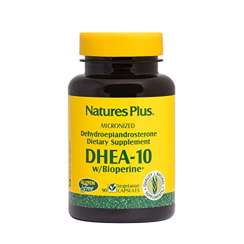 Nature's Plus DHEA 10mg with Bioperine 90 Capsule - Walmart.com