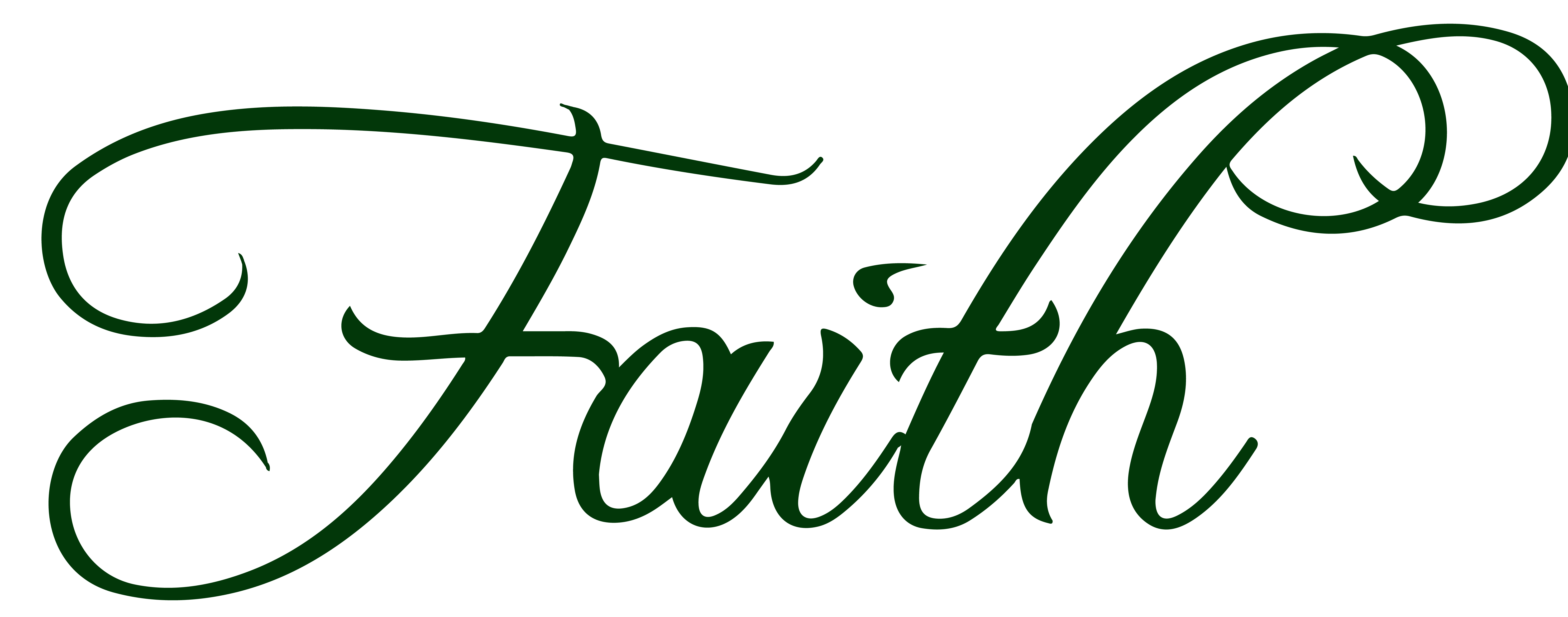 Faith Vinyl Decal Sticker Quote - Medium - Forest Green - Walmart.com