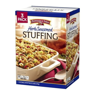 Pepperidge Farm Dry Bread Herb Seasoned Classic Stuffing, 12 oz. Bag - Walmart.com