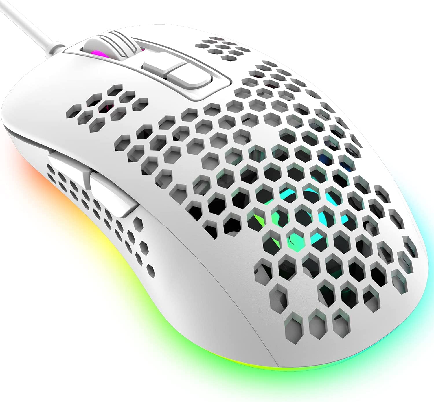 Ziyoulang Ultralight Honeycomb Shell Wired Optical Gaming Mouse for ...