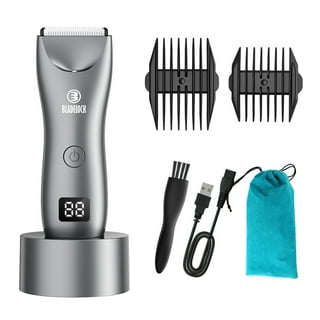 Men Waterproof Body Hair Clippers, Electric Groin Hair Trimmer, Ball ...