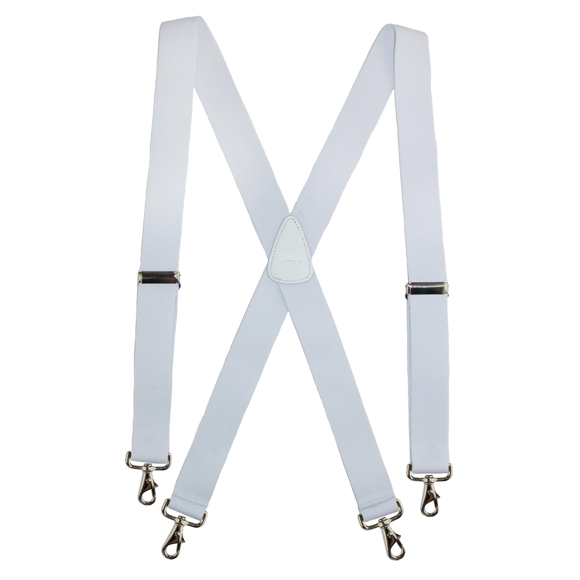 Click here for Ctm Elastic Solid Color X-Back Suspender With Swiv... prices
