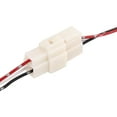 Unique Bargains 2pcs DC12V 3 Pin Male Female Waterproof Electrical Wire ...