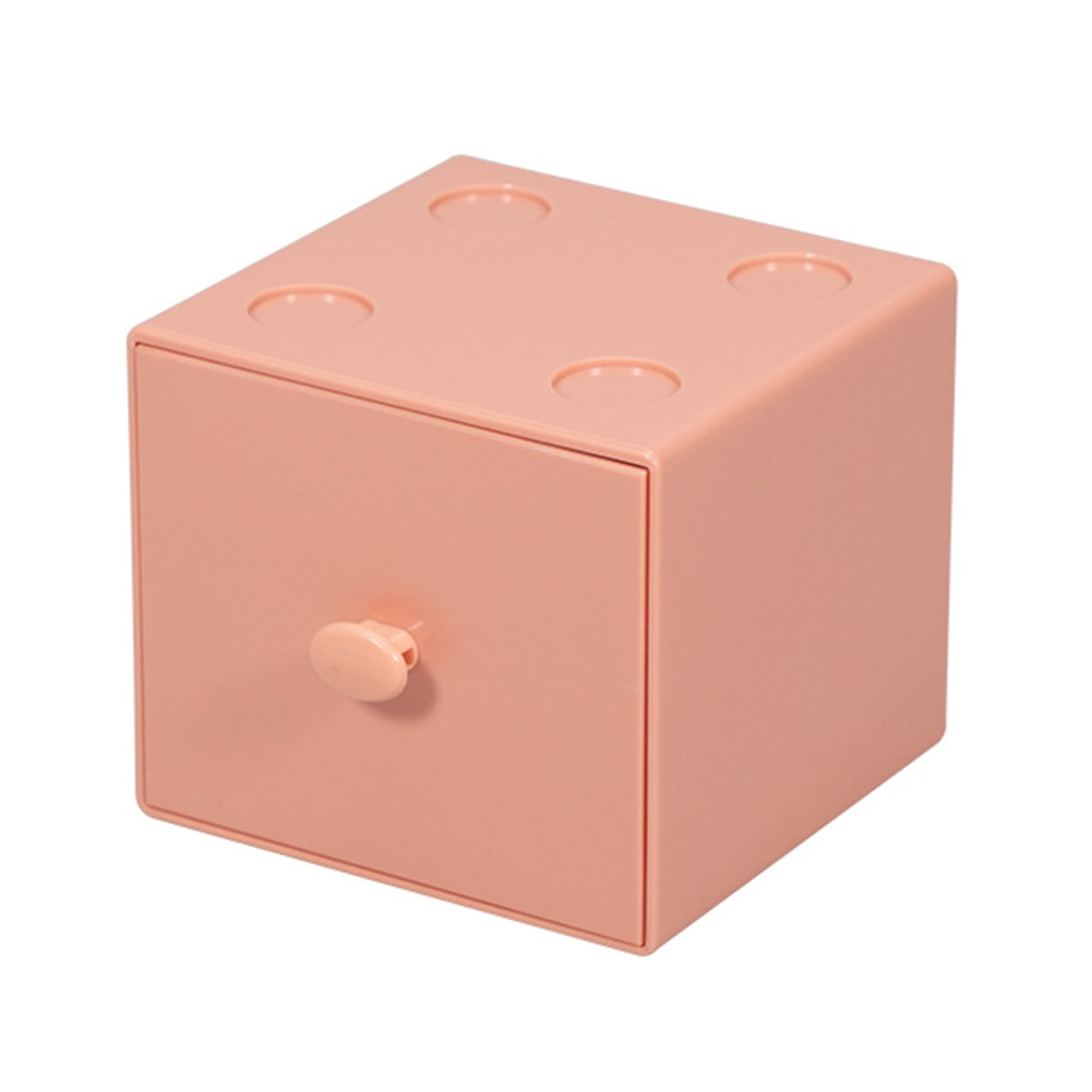 Block Cube Shape Storage Box - High Capacity, Drawer Type with Handle ...