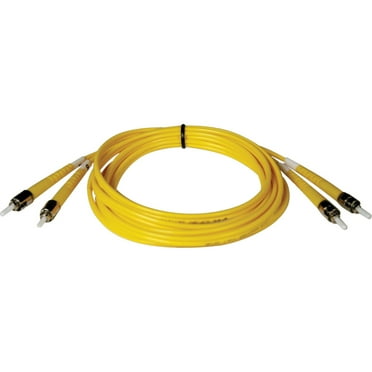 Eaton Tripp Lite Series Duplex Singlemode 9/125 Fiber Patch Cable (ST/ST), 3M (10 ft.) - Patch ...