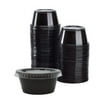 [2500 Sets] 2 oz Plastic Clear Portion Cups With Lids, Souffle Cups ...