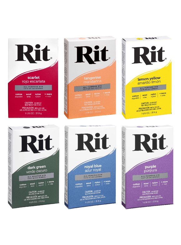 Rit Fabric Dyes in Shop All Fabric & Apparel Crafting - Walmart.com