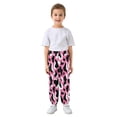 BZSMCE Pink Background Cow Print Pattern Print Elastic Waist Jogger ...