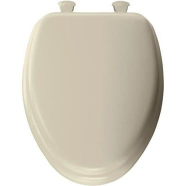 Bemis Elongated Soft Toilet Seat, Bone, Comfortable, Easy to Install ...