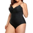 Zenbriele Womens Plus Size Ruched One Piece Swimsuits Tummy Control