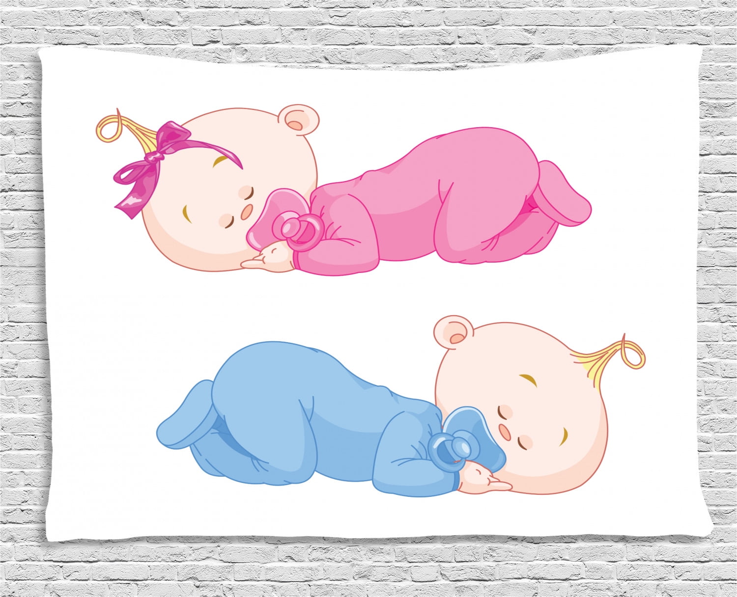 Baby Tapestry, Two Charming Little Twin Siblings Brother and Sister ...