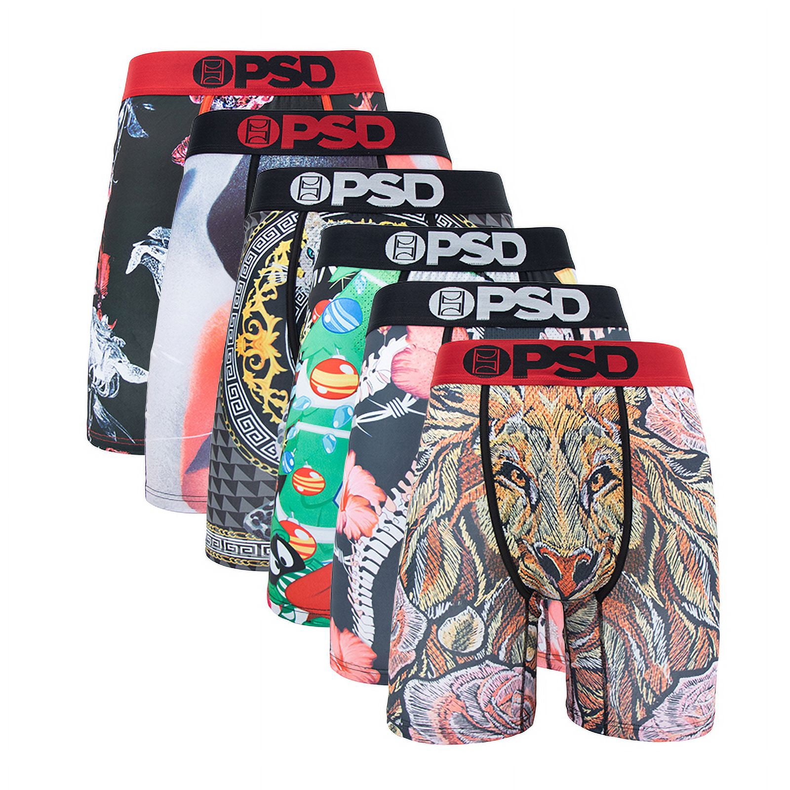 6Pcs Fashion Print Men Underwear Boxer Cueca Male Panty Lingerie Men ...