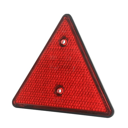 SICED Set of 2 Reflector Triangle Red, Reflector Triangle for Trailer ...