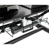 Wire Tray Desk Cable Organizer - 32" Open Slot Raceway by Edison Supply ...