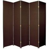 Handmade 6 Woven Fiber Room Divider - Light Green - Walmart.com